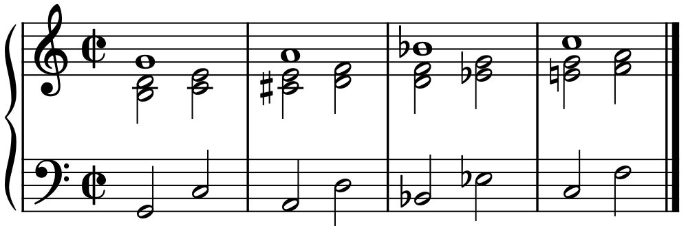 11.0 Harmonic Marches – Old Music Theory