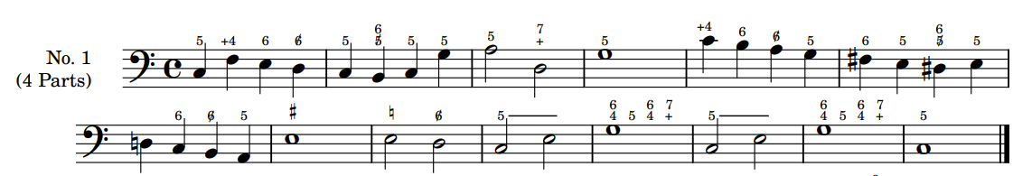 Exercises: Seventh Chords – Old Music Theory
