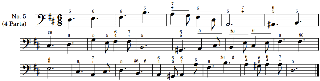 Exercises: Seventh Chords – Old Music Theory